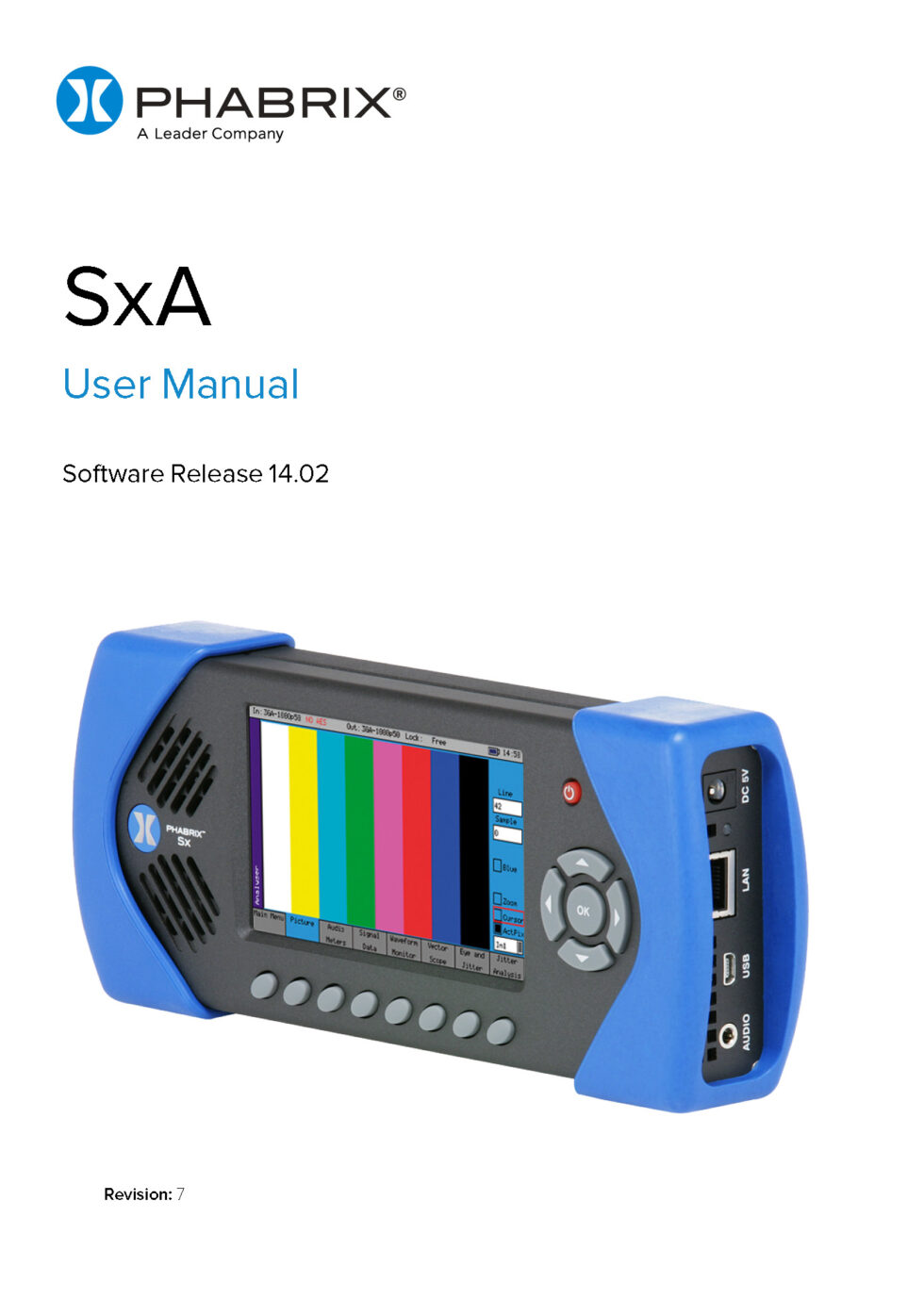 Product Quick Start Guide - PHABRIX