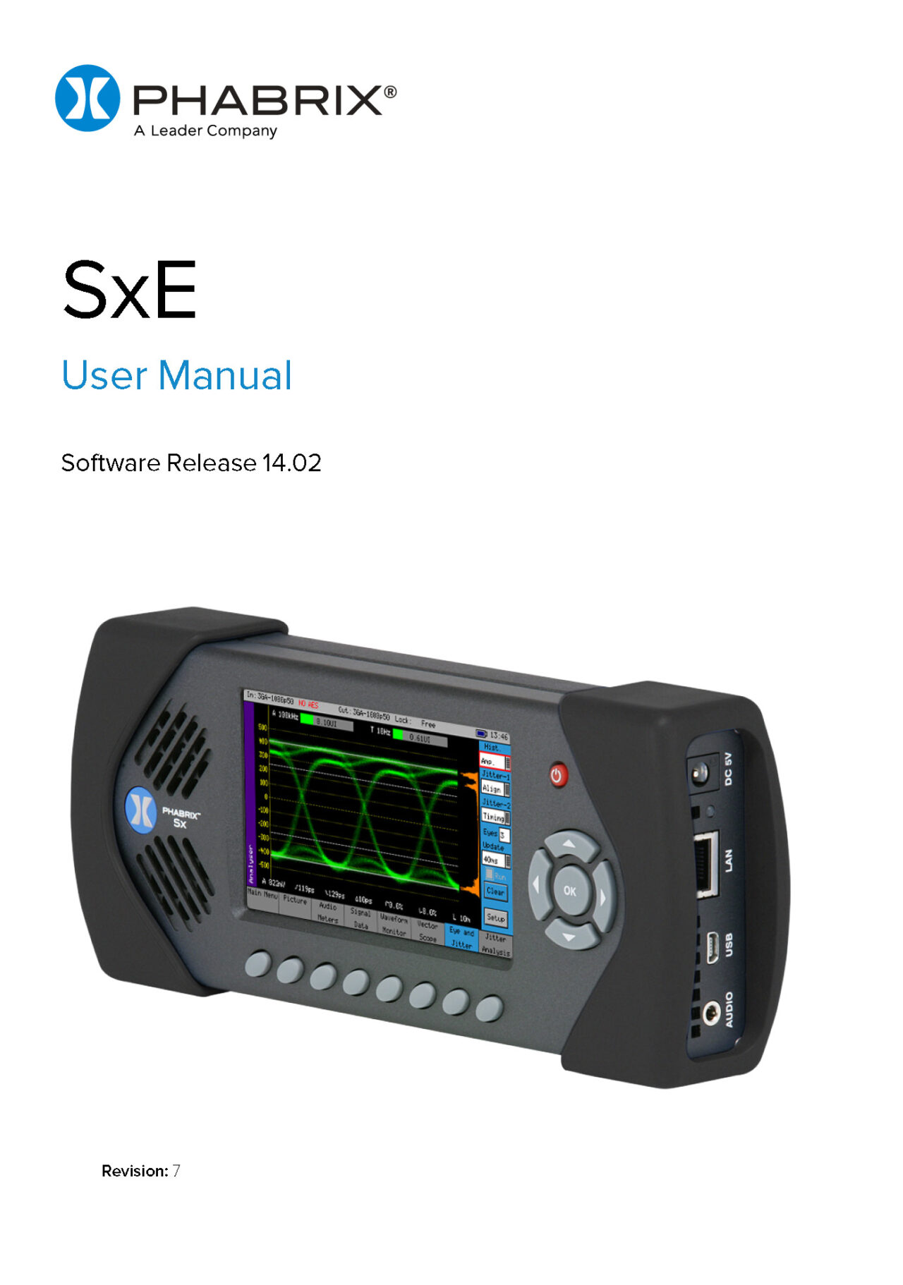 Product Quick Start Guide - PHABRIX